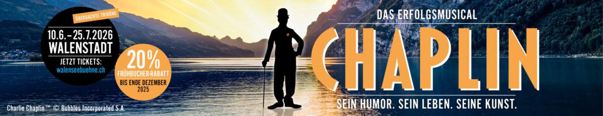 Charlie Chaplin – die Filmikone für die Ewigkeit - WALENSEE-BÜHNE